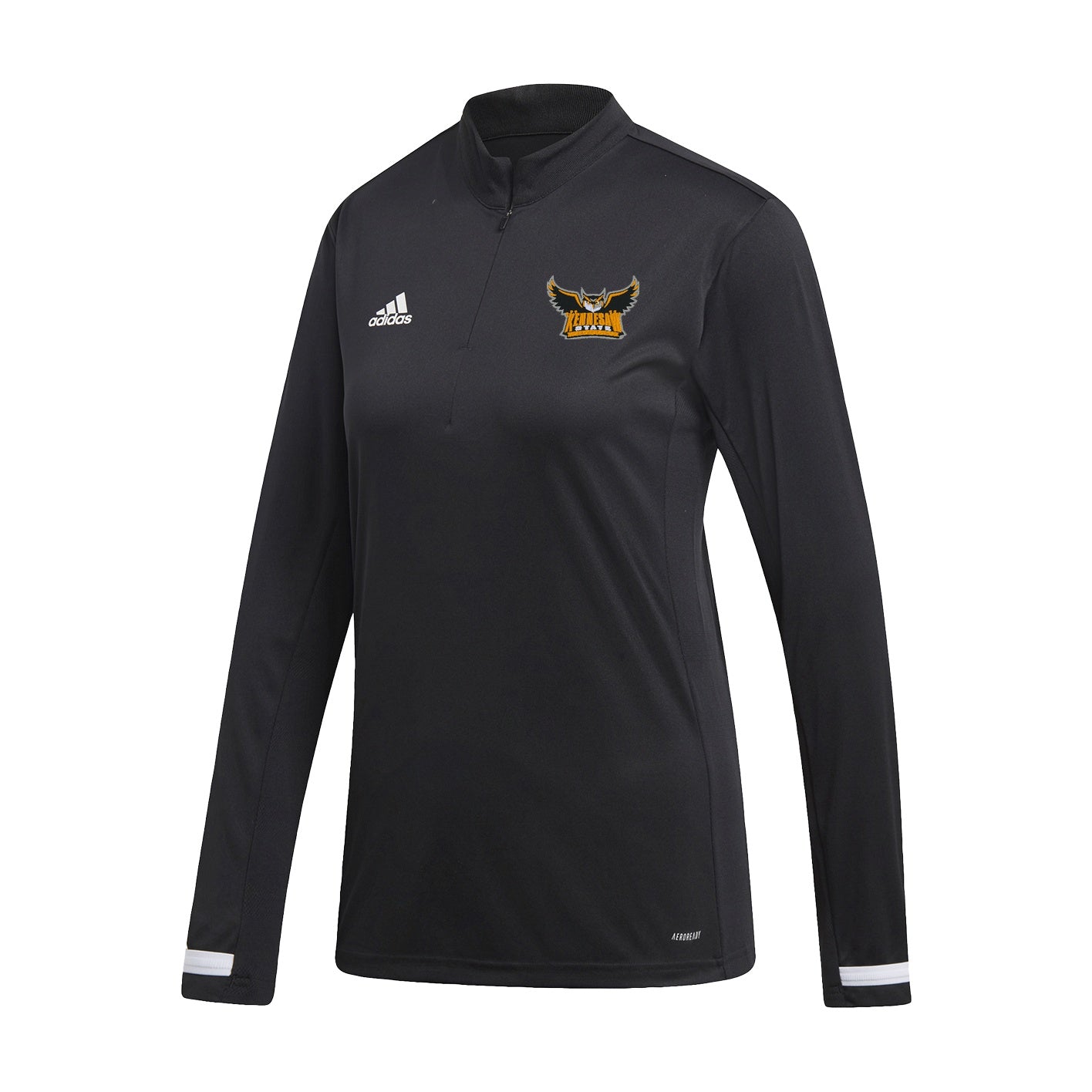 Kennesaw State Owls Women's Team19 1/4 Zip Long Sleeve - Black : adida ...