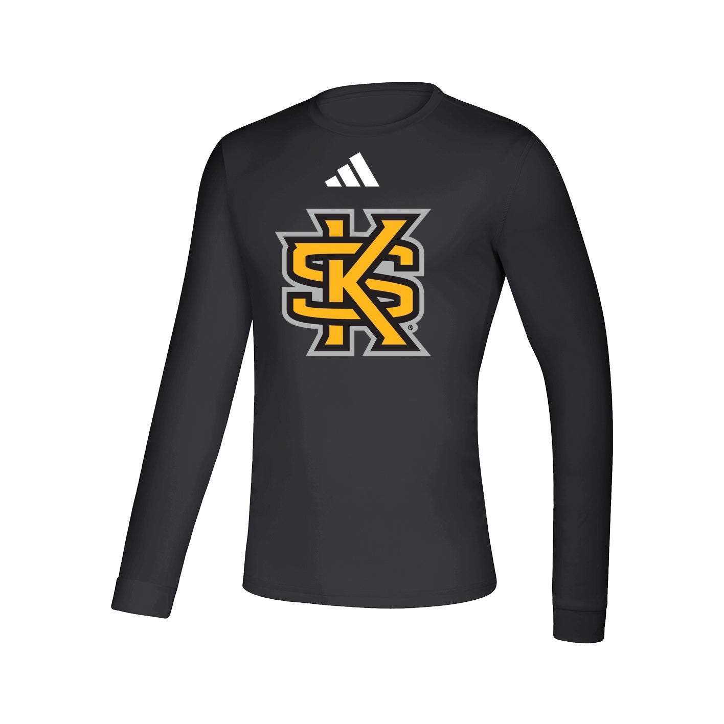 Kennesaw State Owls Creator Long Sleeve Tee - Black : adidas – KSU Owls ...