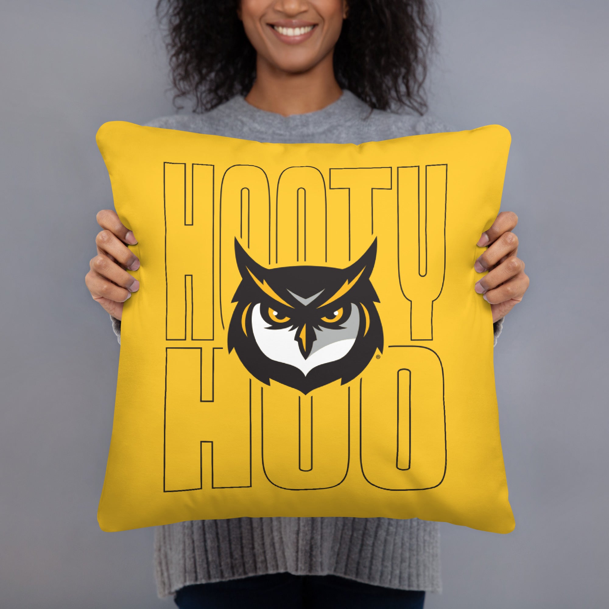 Hooty Hoo Basic Pillow – KSU Owls Gear Merch Store