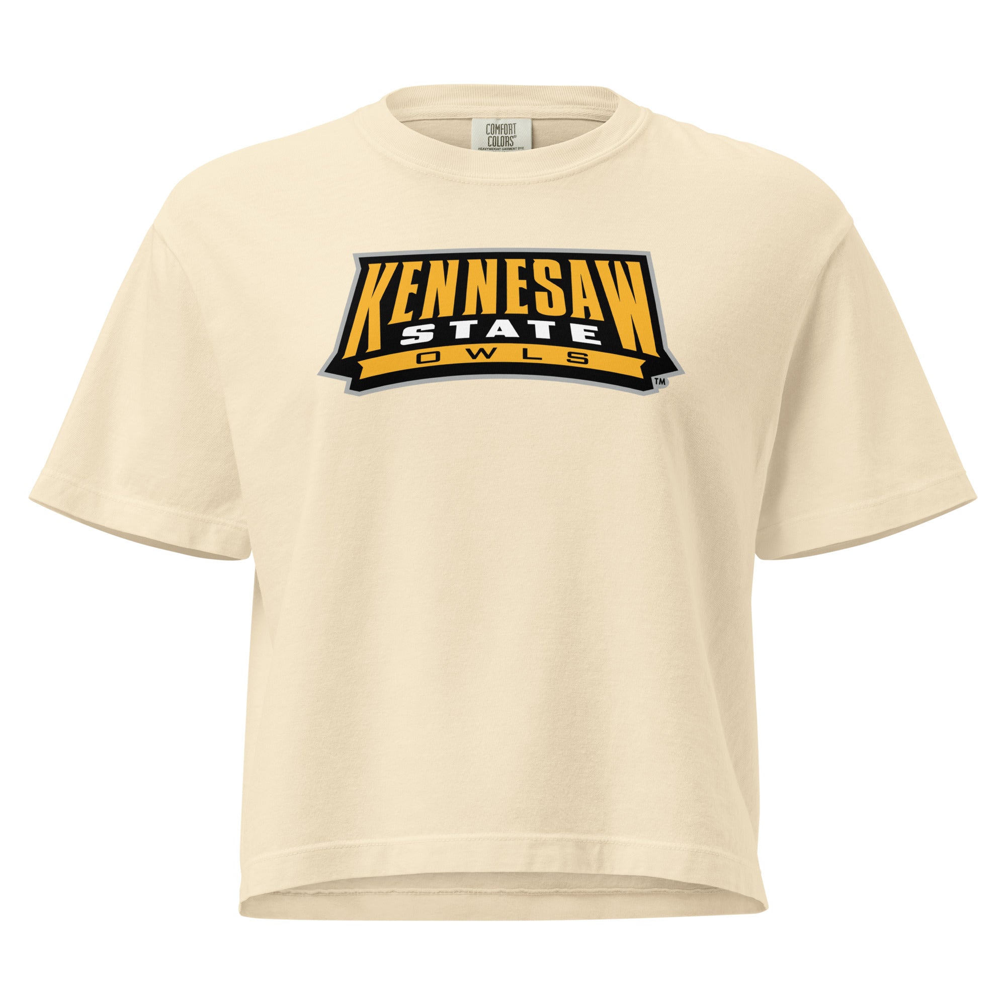 Kennesaw State Owls Women’s Heavyweight Boxy Tee – KSU Owls Gear Merch ...